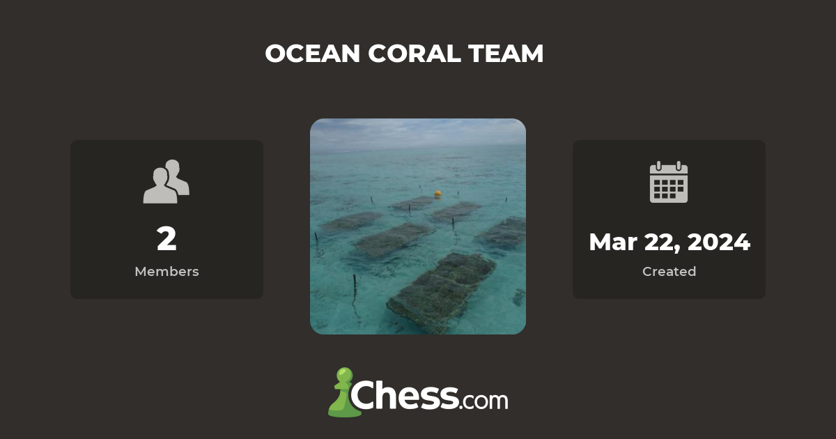 OCEAN CORAL TEAM - Chess Club - Chess.com