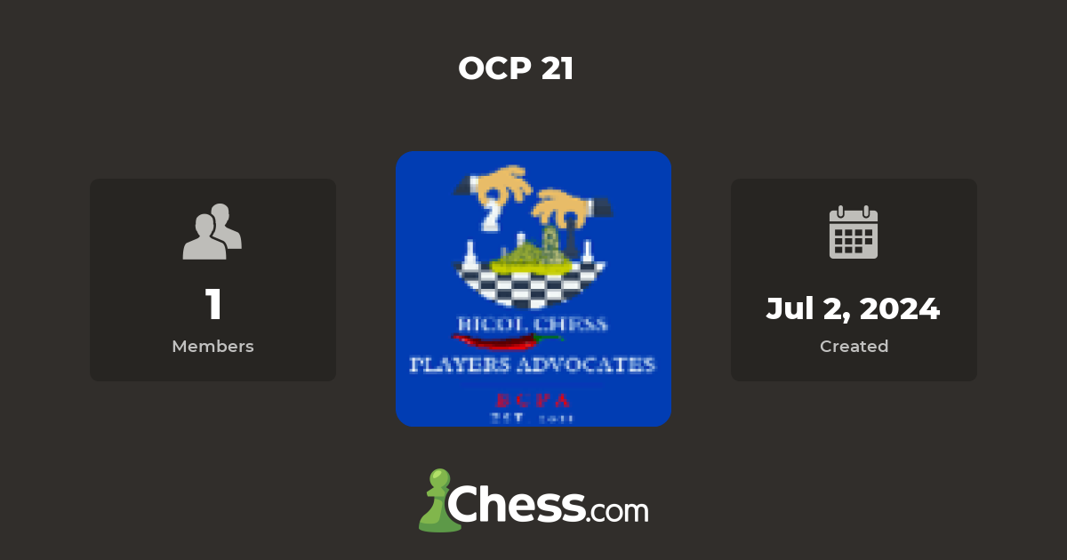 OCP 21 - Chess Club - Chess.com
