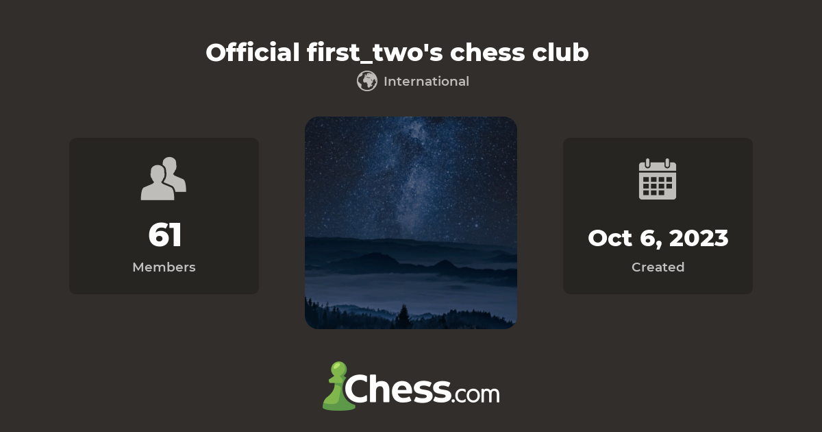 Official first_two's chess club - Chess Club - Chess.com