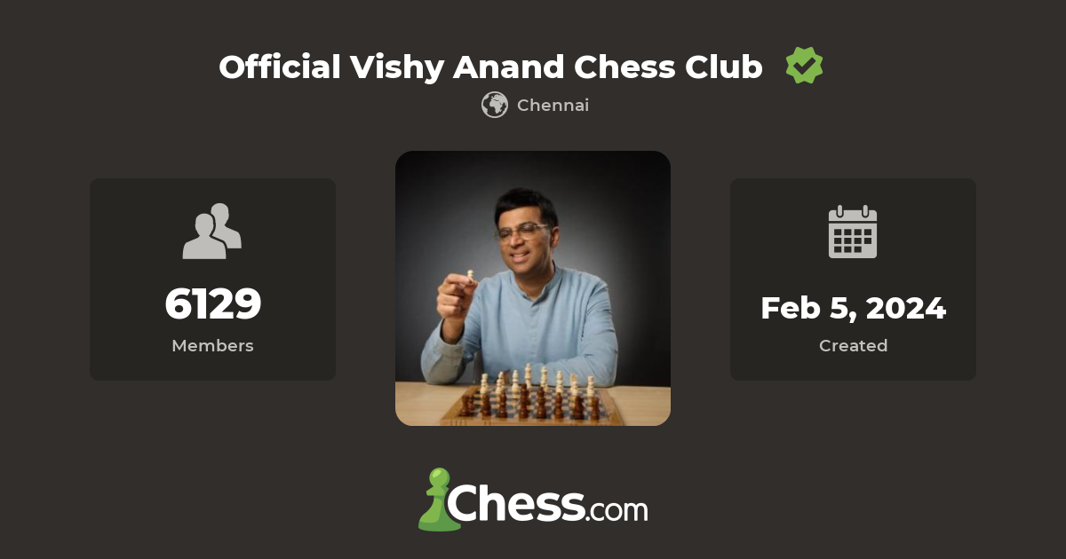 Official Vishy Anand Chess Club - Chess Club - Chess.com
