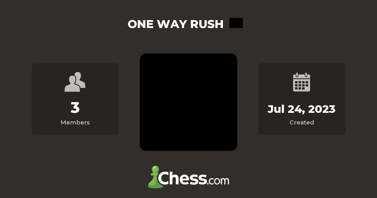 ONE WAY RUSH - Chess Club - Chess.com