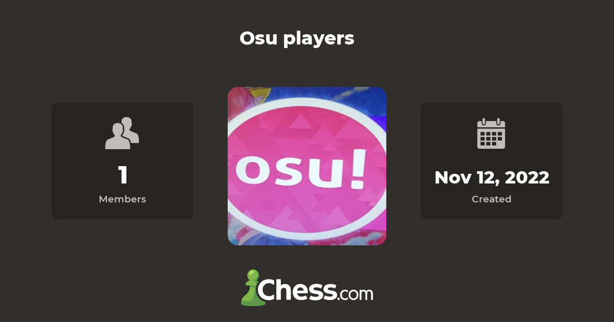 Osu players - Chess Club - Chess.com