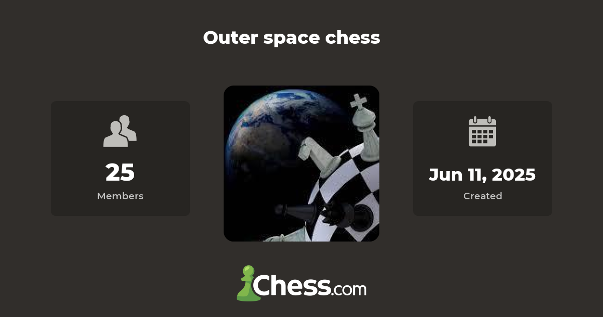 Outer space chess - Chess Club - Chess.com
