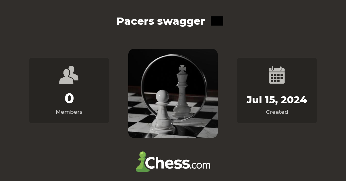 Pacers swagger - Chess Club - Chess.com