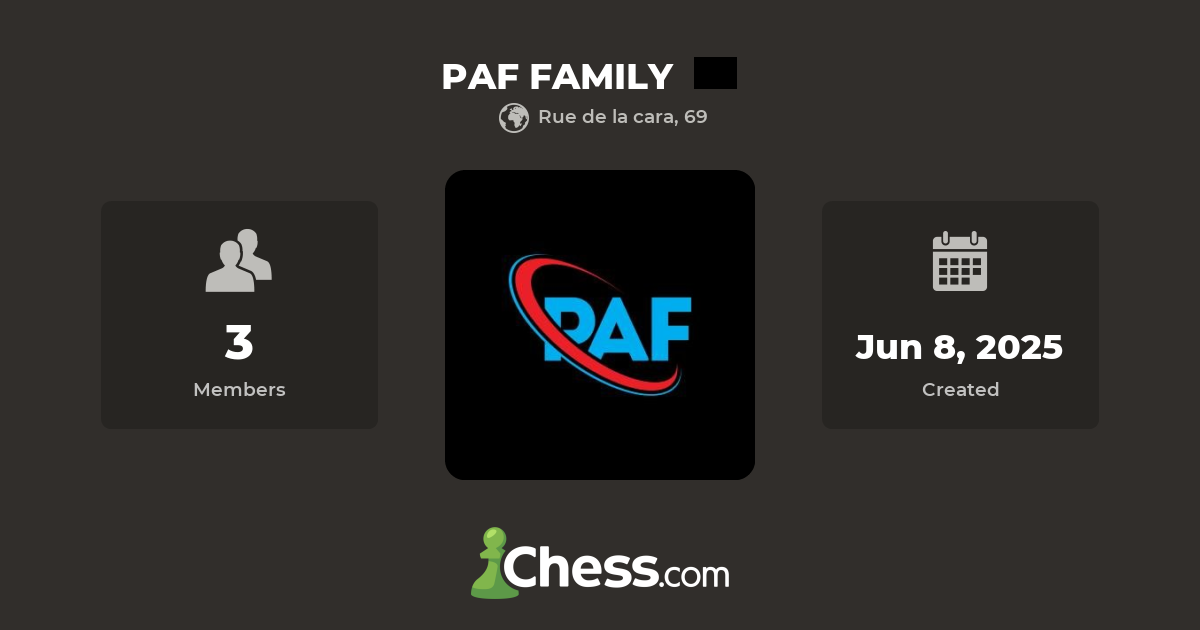 PAF FAMILY - Chess Club - Chess.com
