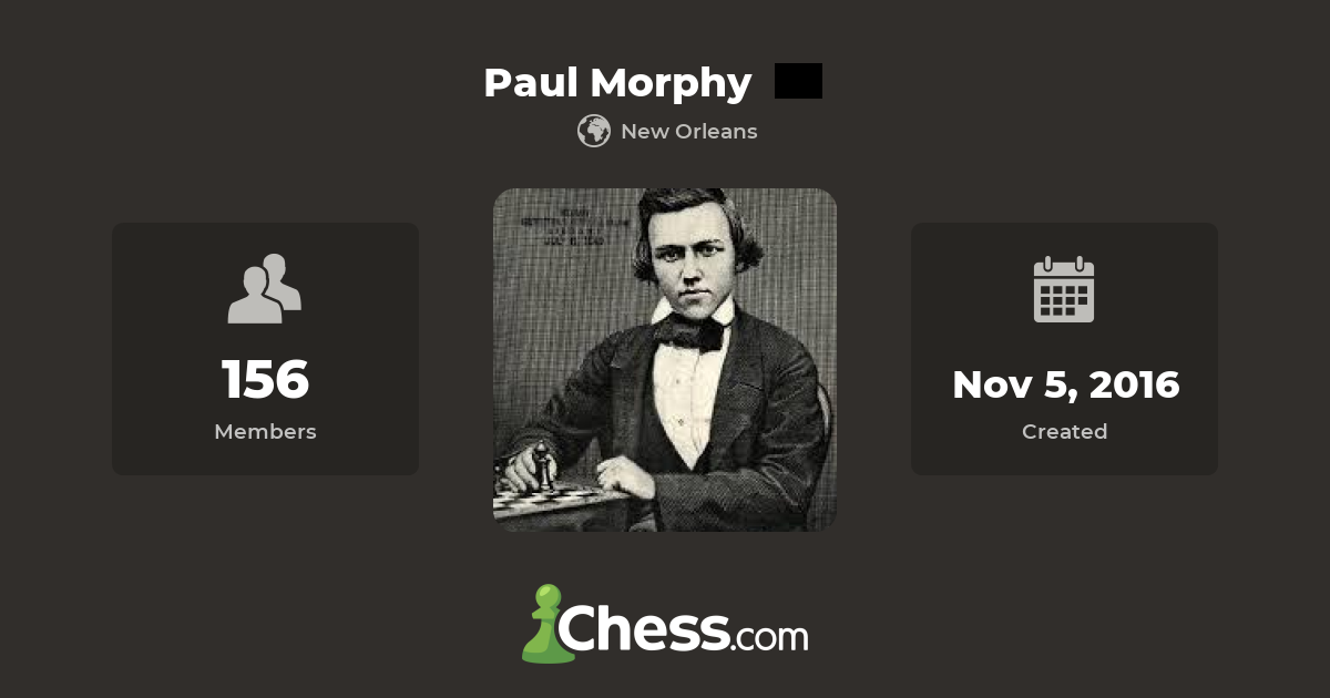 Paul Morphy - Chess Club - Chess.com