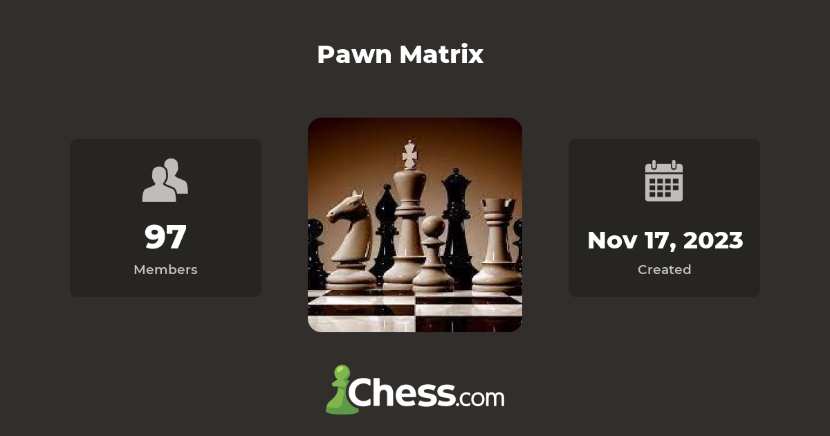 Pawn Matrix - Chess Club - Chess.com