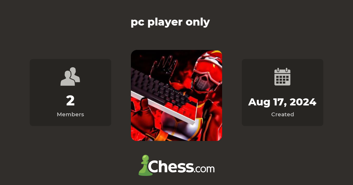 pc player only - Chess Club - Chess.com