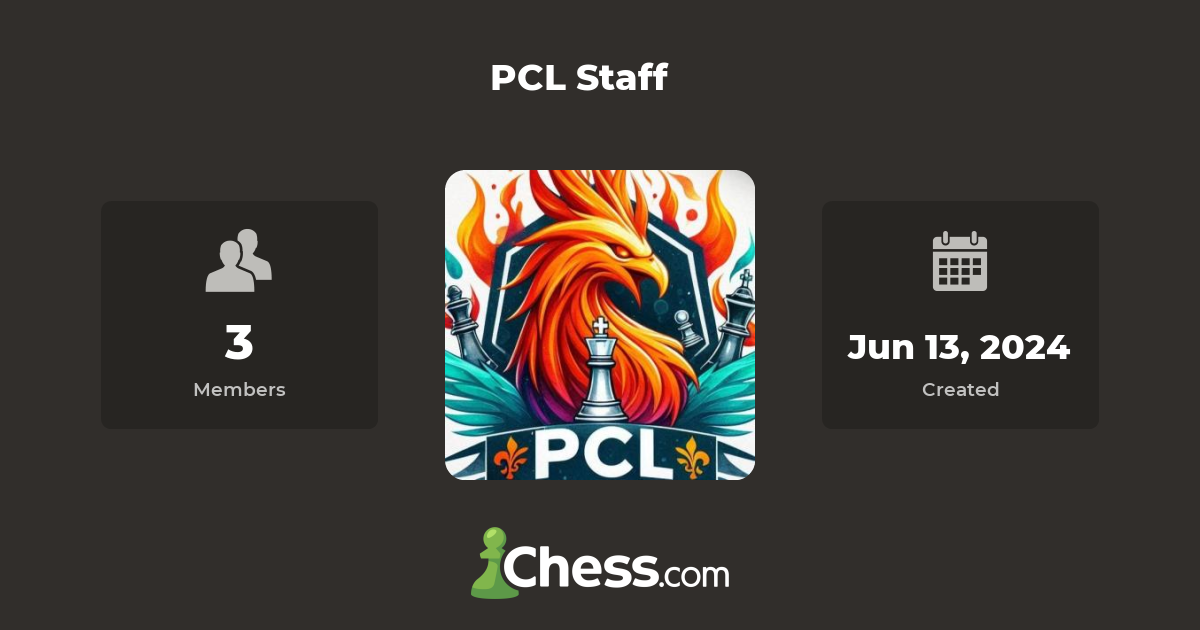 PCL Staff - Chess Club - Chess.com