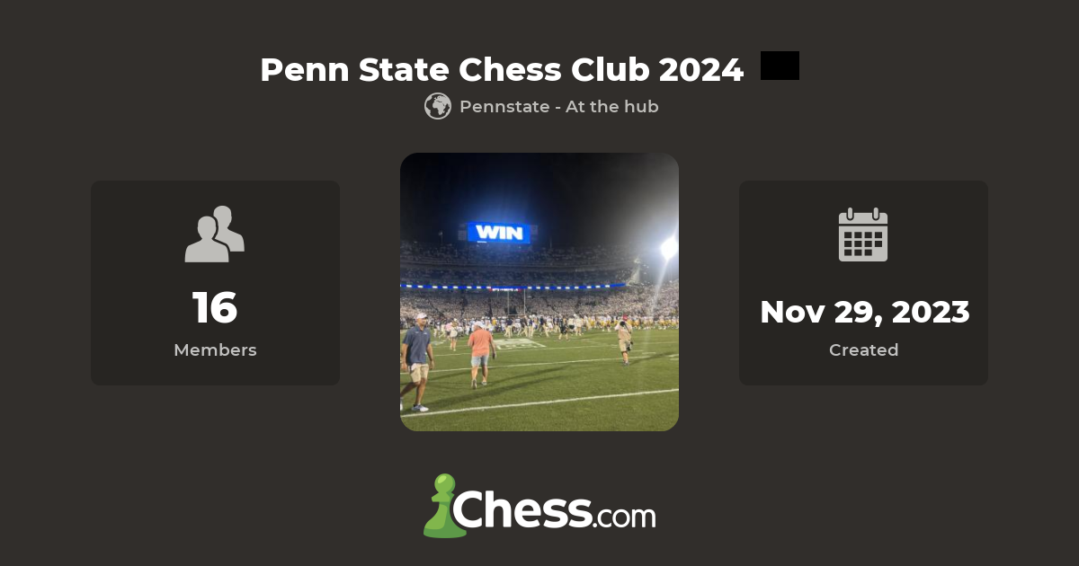 Penn State Chess Club 2024 - Chess Club - Chess.com