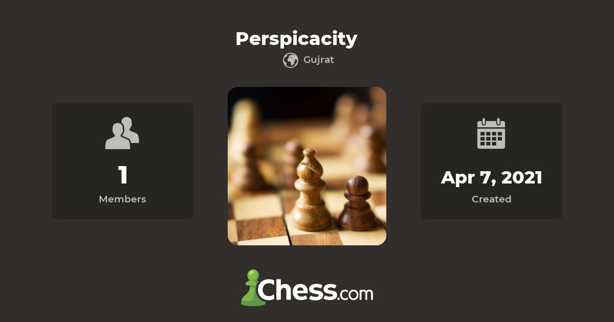 Perspicacity - Chess Club - Chess.com