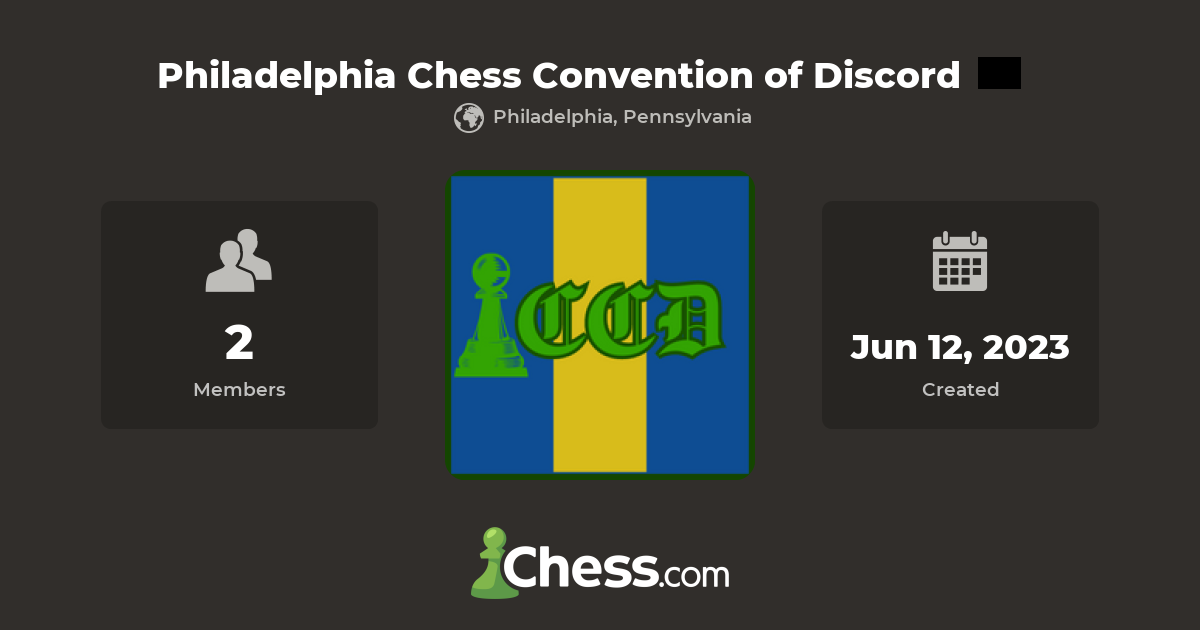 Philadelphia Chess Convention of Discord - Chess Club - Chess.com