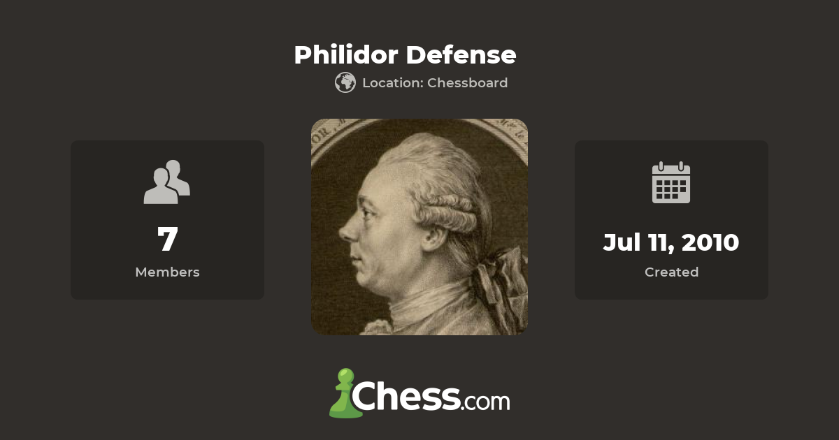 Philidor Defense - Chess Club - Chess.com