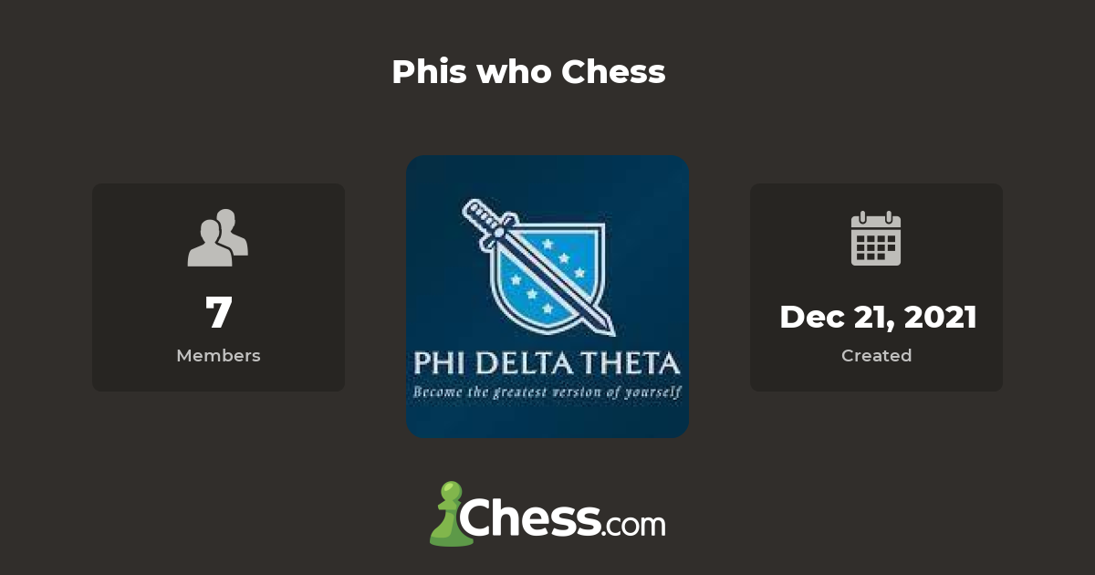 Phis who Chess - Chess Club - Chess.com