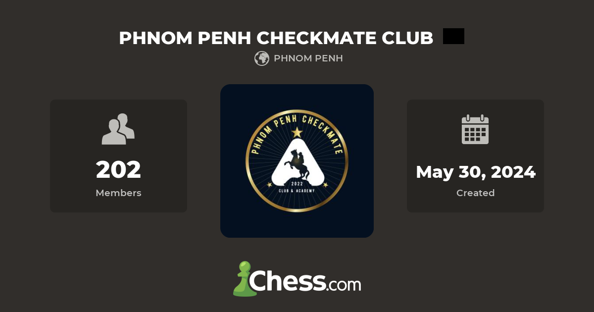 PHNOM PENH CHECKMATE CLUB - Chess Club - Chess.com
