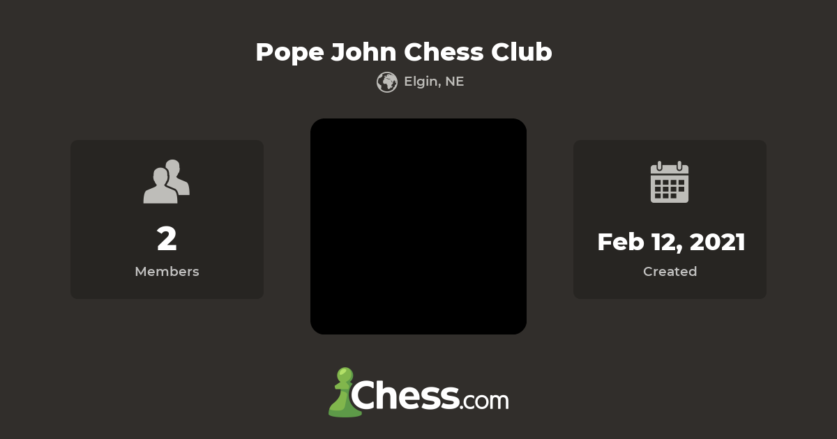 Pope John Chess Club - Chess Club - Chess.com