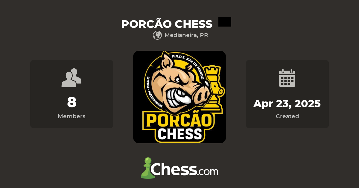 PORCÃO CHESS - Chess Club - Chess.com