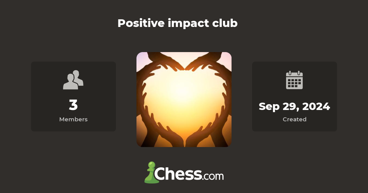 Positive impact club - Chess Club - Chess.com
