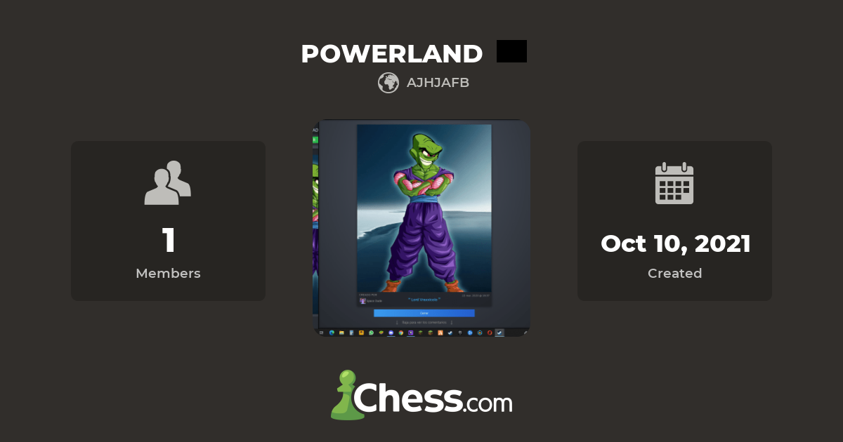 POWERLAND - Chess Club - Chess.com