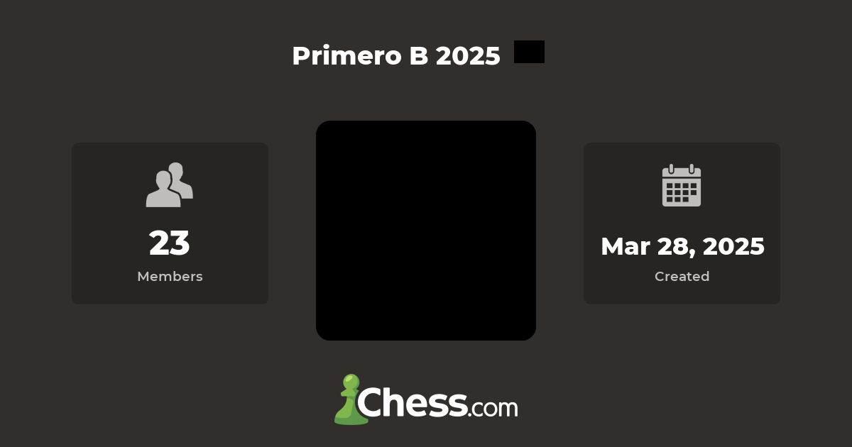 Primero B 2025 - Chess Club - Chess.com