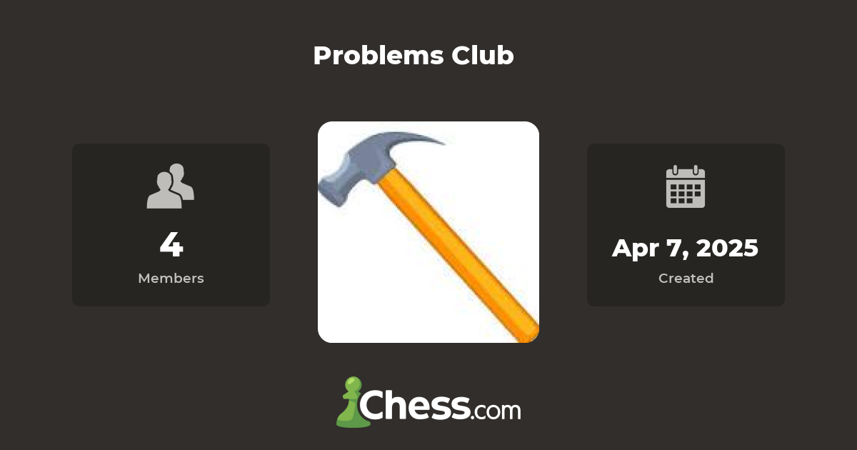 Problems Club - Chess Club - Chess.com