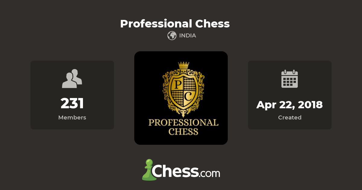 Professional Chess - Chess Club - Chess.com