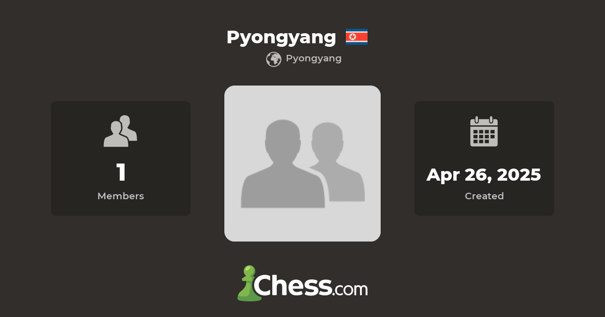 Pyongyang - Chess Club - Chess.com