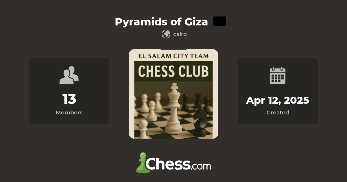 Pyramids of Giza - Chess Club - Chess.com