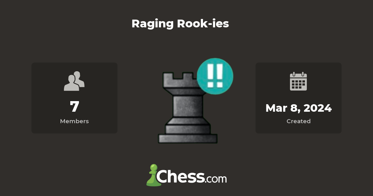 Raging Rook-ies - Chess Club - Chess.com