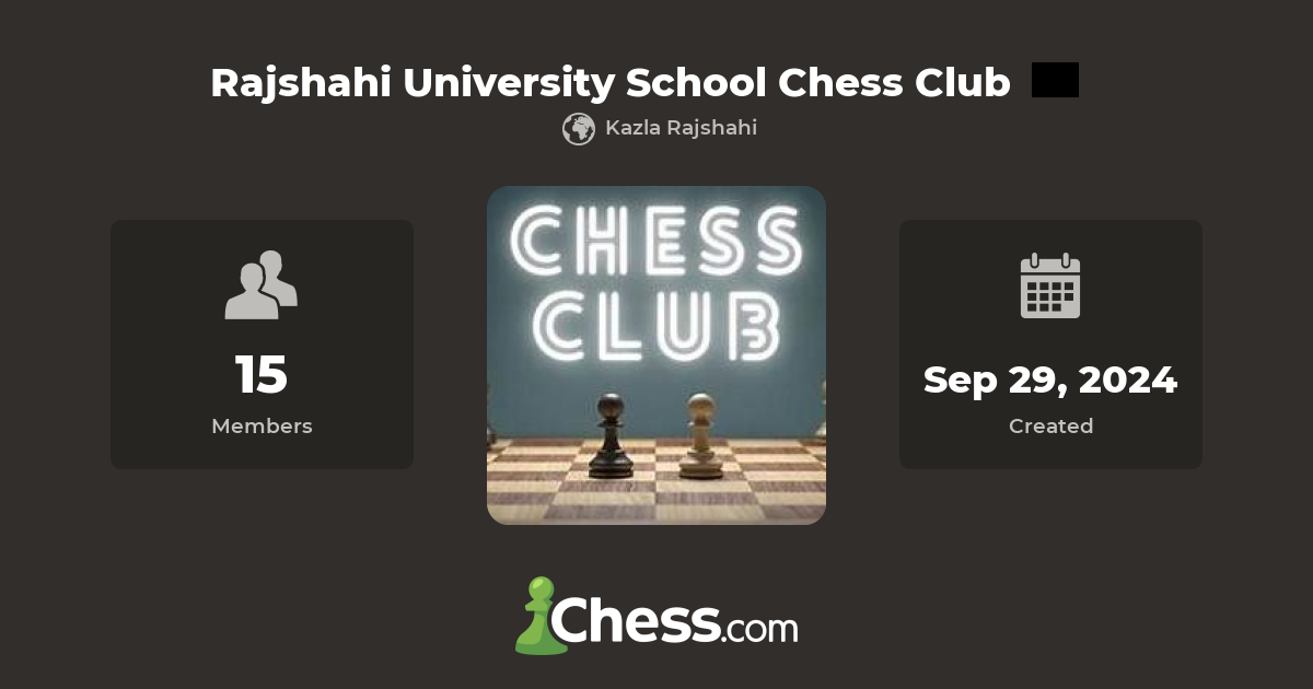 Rajshahi University School Chess Club - Chess Club - Chess.com