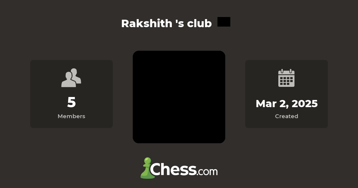 Rakshith 's club - Chess Club - Chess.com