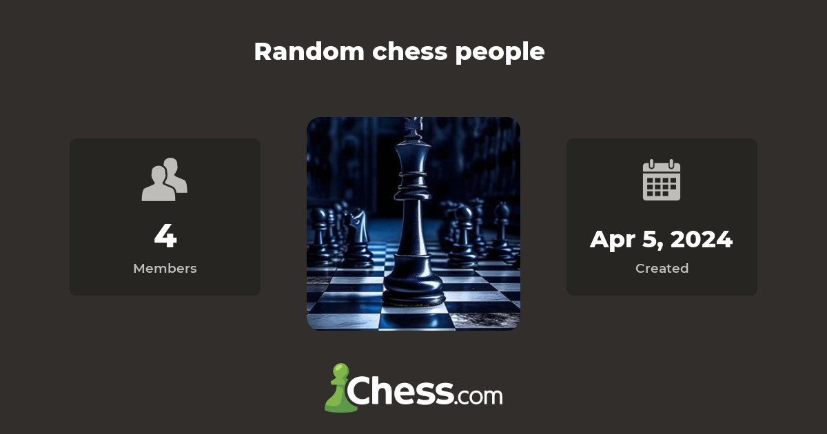 Random chess people - Chess Club - Chess.com