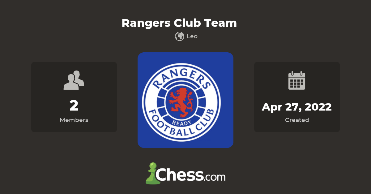 Rangers Club Team - Chess Club - Chess.com