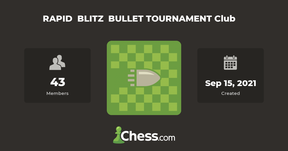 RAPID BLITZ BULLET TOURNAMENT Club - Chess Club - Chess.com