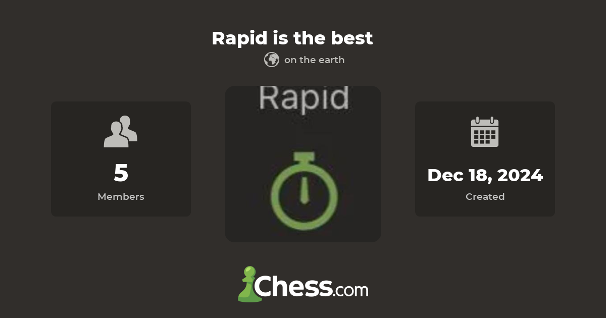 Rapid is the best - Chess Club - Chess.com
