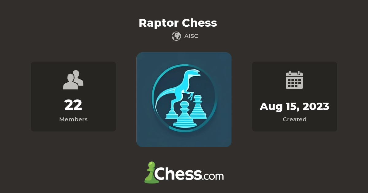 Raptor Chess - Chess Club - Chess.com