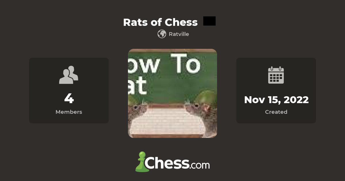 Rats of Chess - Chess Club - Chess.com