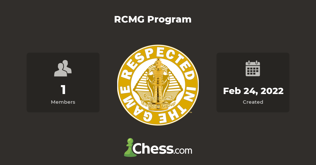 RCMG Program - Chess Club - Chess.com