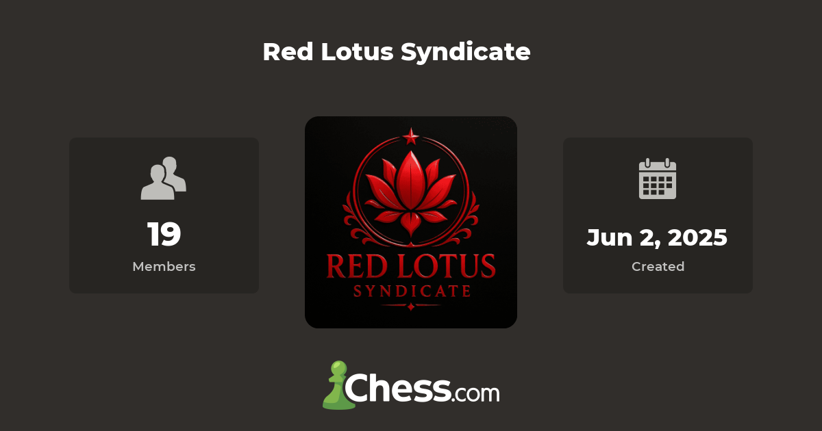 Red Lotus Syndicate - Chess Club - Chess.com
