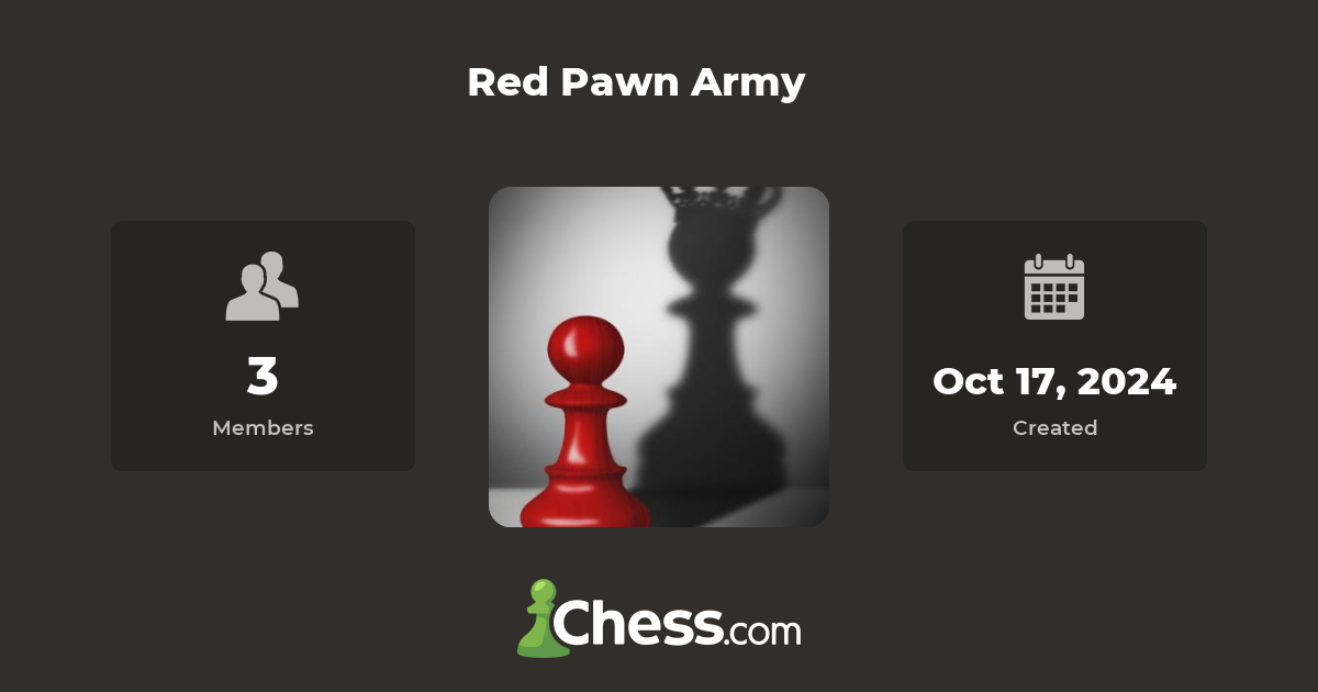 Red Pawn Army - Chess Club - Chess.com