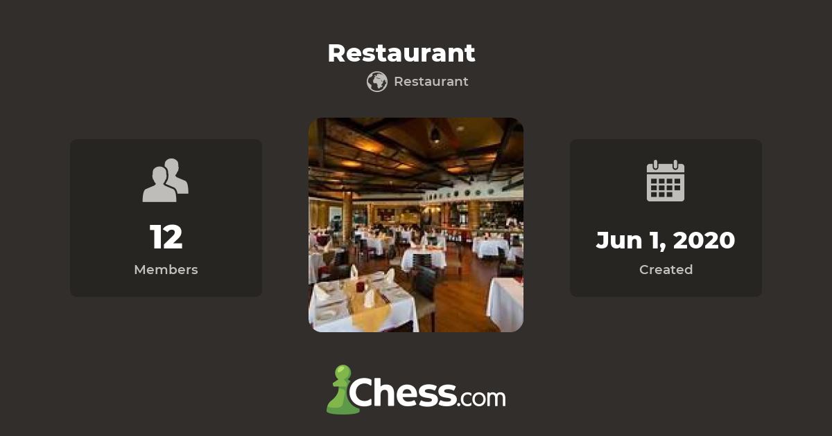 Restaurant - Chess Club - Chess.com