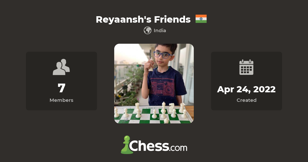 Reyaansh's Friends - Chess Club - Chess.com