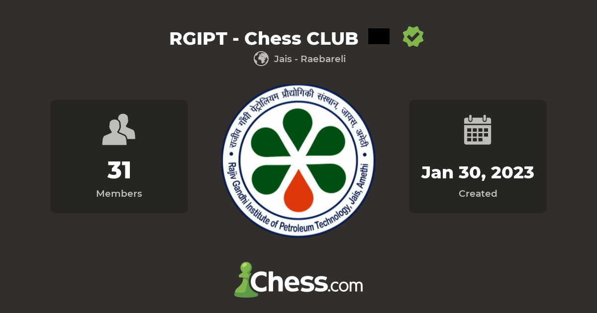RGIPT - Chess CLUB - Chess Club - Chess.com