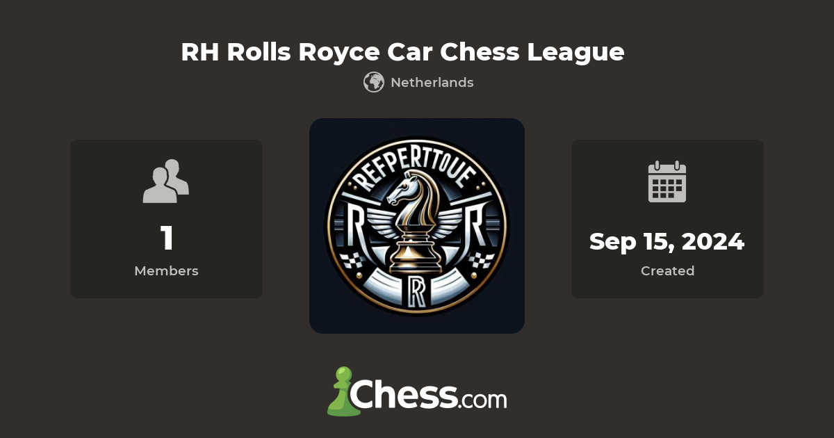 RH Rolls Royce Car Chess League - Chess Club - Chess.com