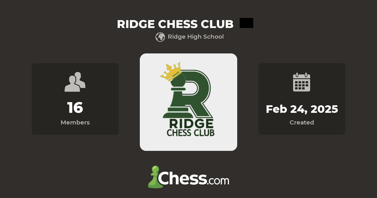 RIDGE CHESS CLUB - Chess Club - Chess.com