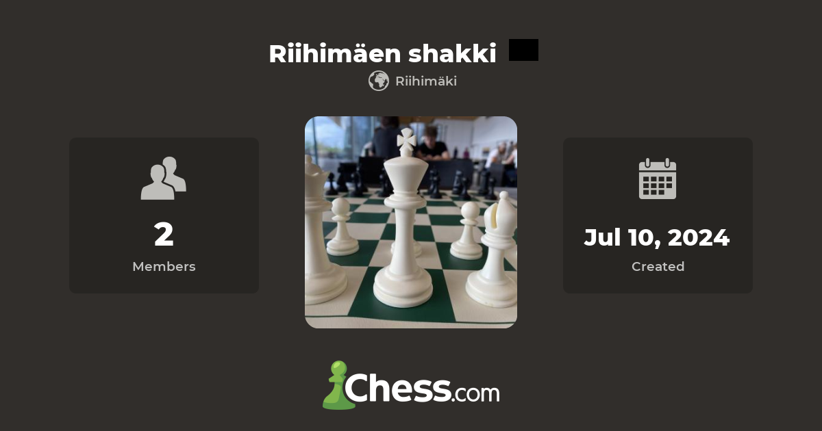 Riihimäen shakki - Chess Club - Chess.com