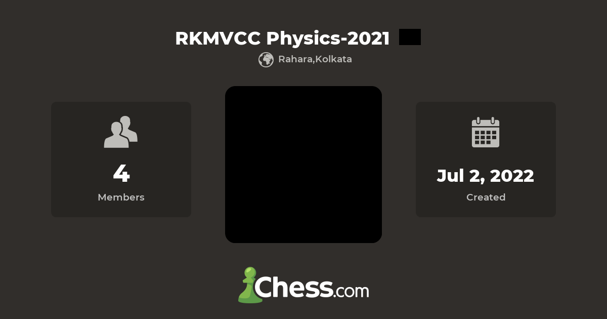 RKMVCC Physics-2021 - Chess Club - Chess.com