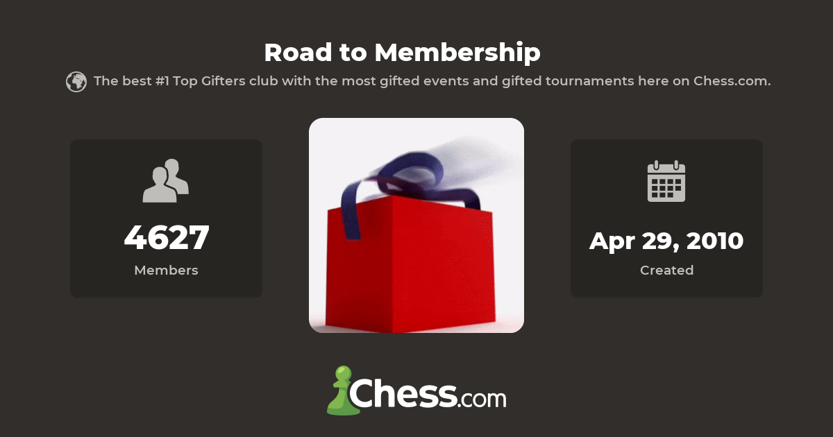 Road to Membership - Chess Club - Chess.com