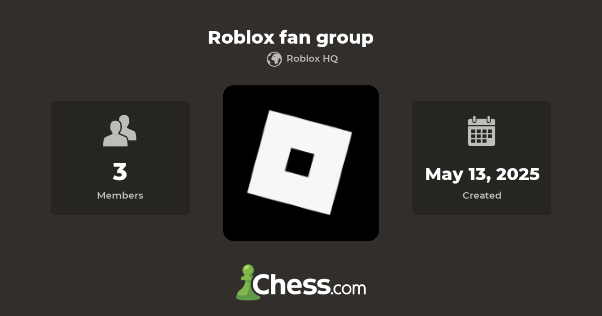 Roblox fan group - Chess Club - Chess.com