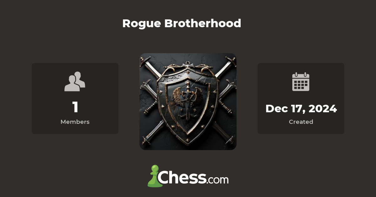 Rogue Brotherhood - Chess Club - Chess.com